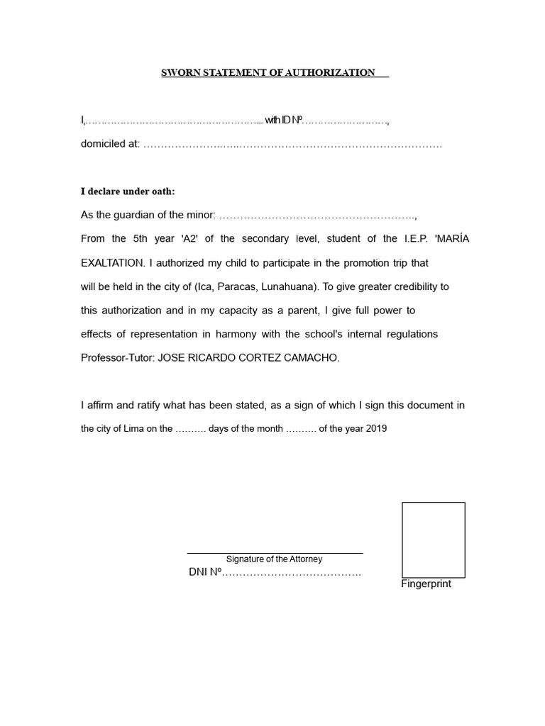 AFFIDAVIT | PDF