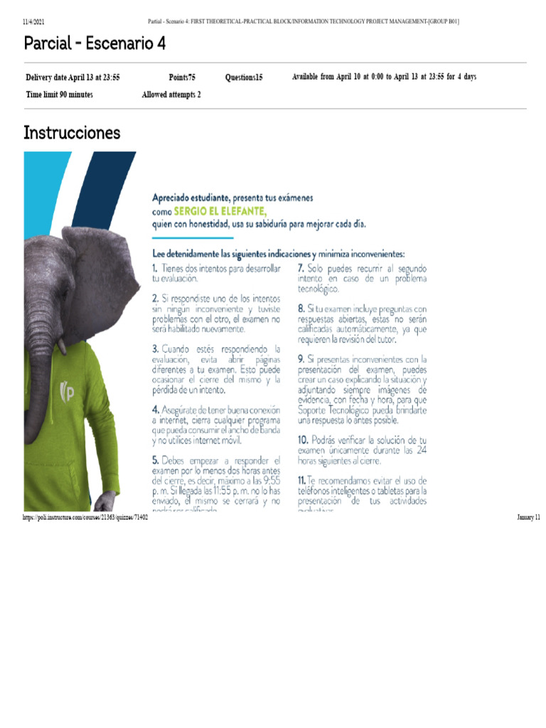 Partial - Scenario 4 - Information Technology Project Management | PDF | Project Management ...