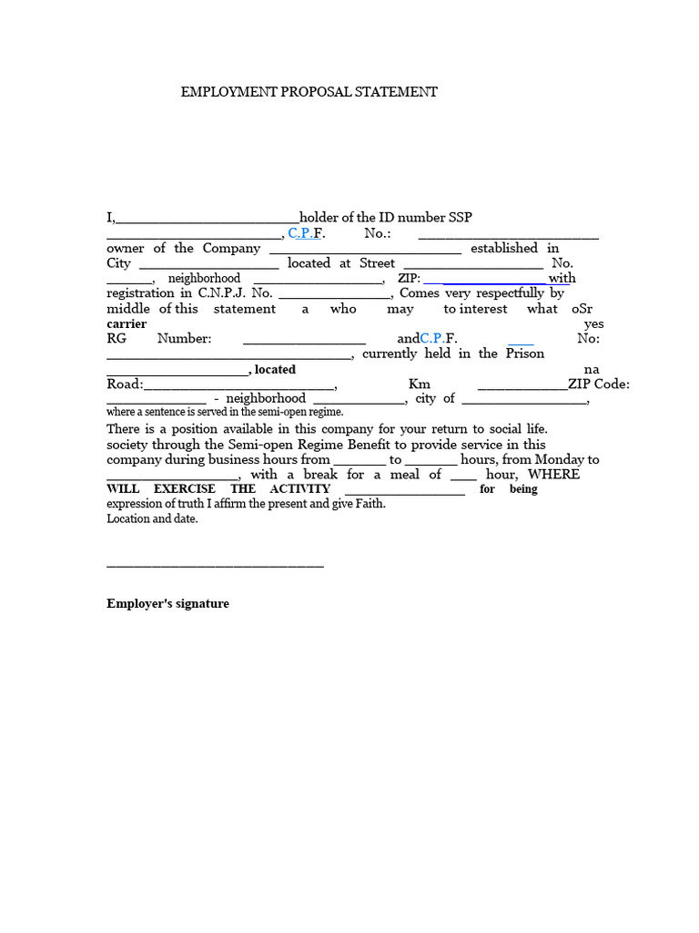 JOB OFFER DECLARATION.docx | PDF