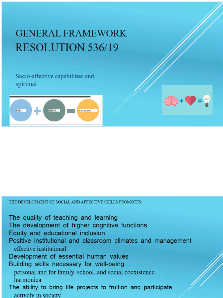 Socio-Affective Skills Development Framework | PDF