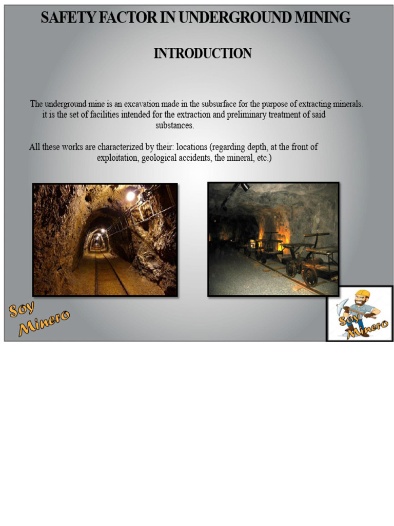 Safety Factor Underground Mining | PDF | Probability Distribution | Mining