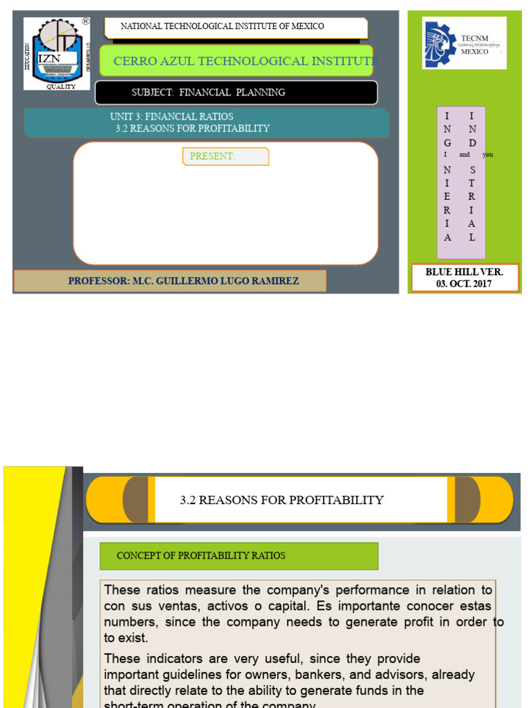 3.2 Reasons for Profitability | PDF | Gross Margin | Net Income