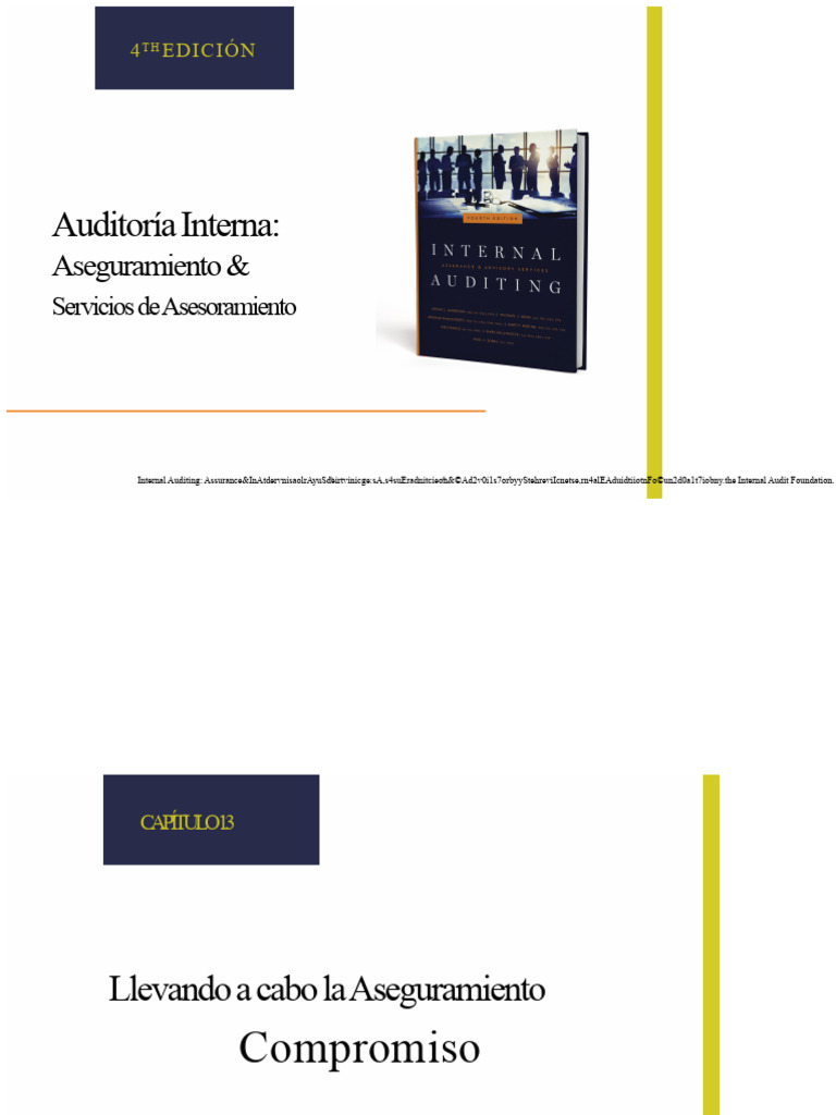 Capítulo 13 PPT 4ta Edición | PDF | Auditoría