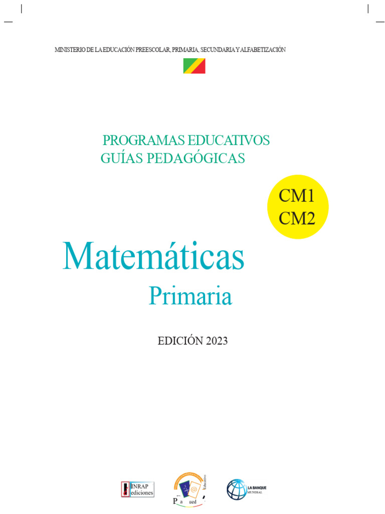 Pe Matemáticas Cm1-Cm2 | PDF | Educación primaria | Plan de estudios