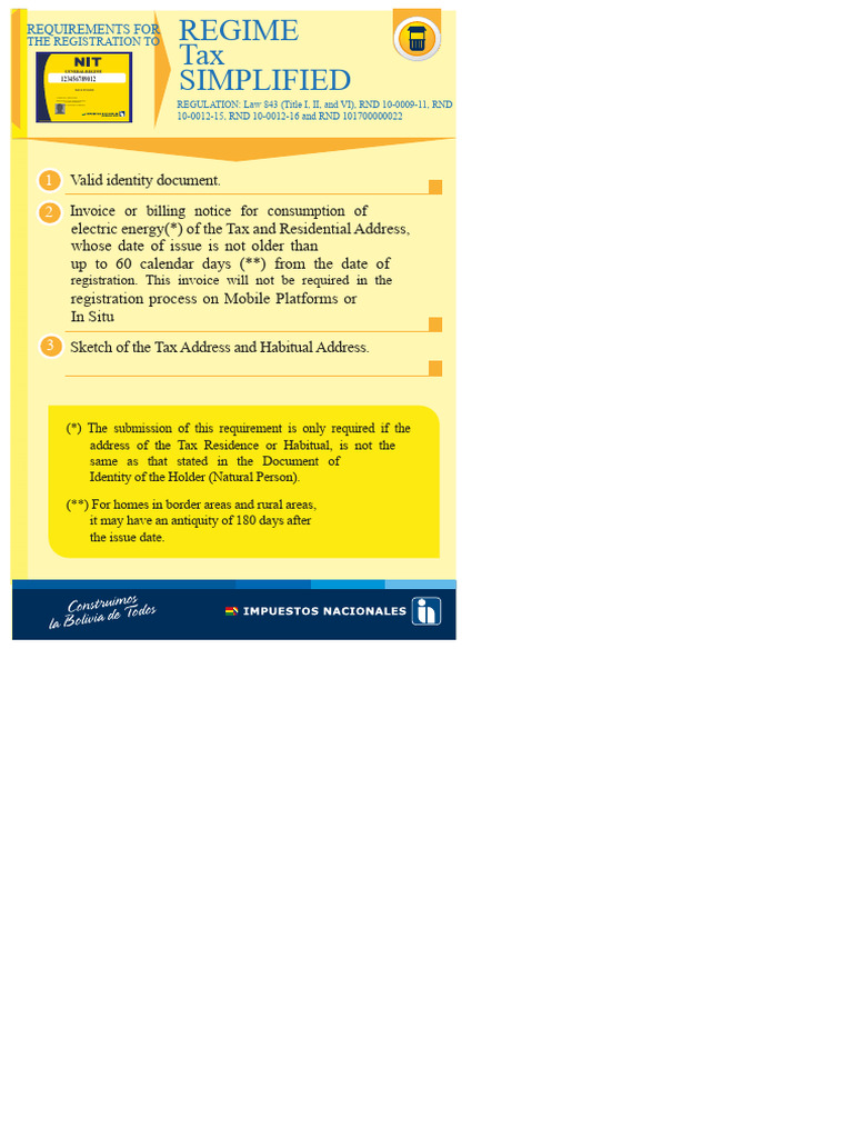 Triptych - Simplified Tax Regime | PDF | Taxes | Government Finances