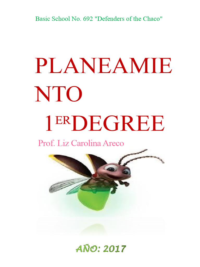 My 1st Grade Plan Teacher Carolina-1 | PDF | Syllable | Communication