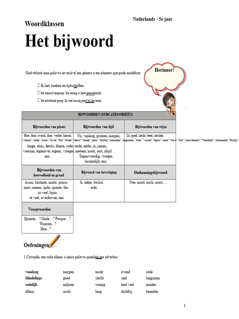 Bijwoord | PDF