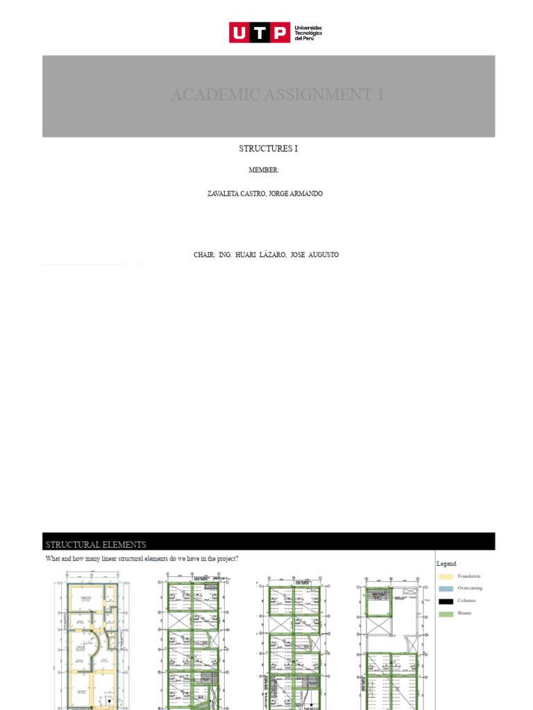 Structural Elements Analysis Report | PDF | Beam (Structure ...