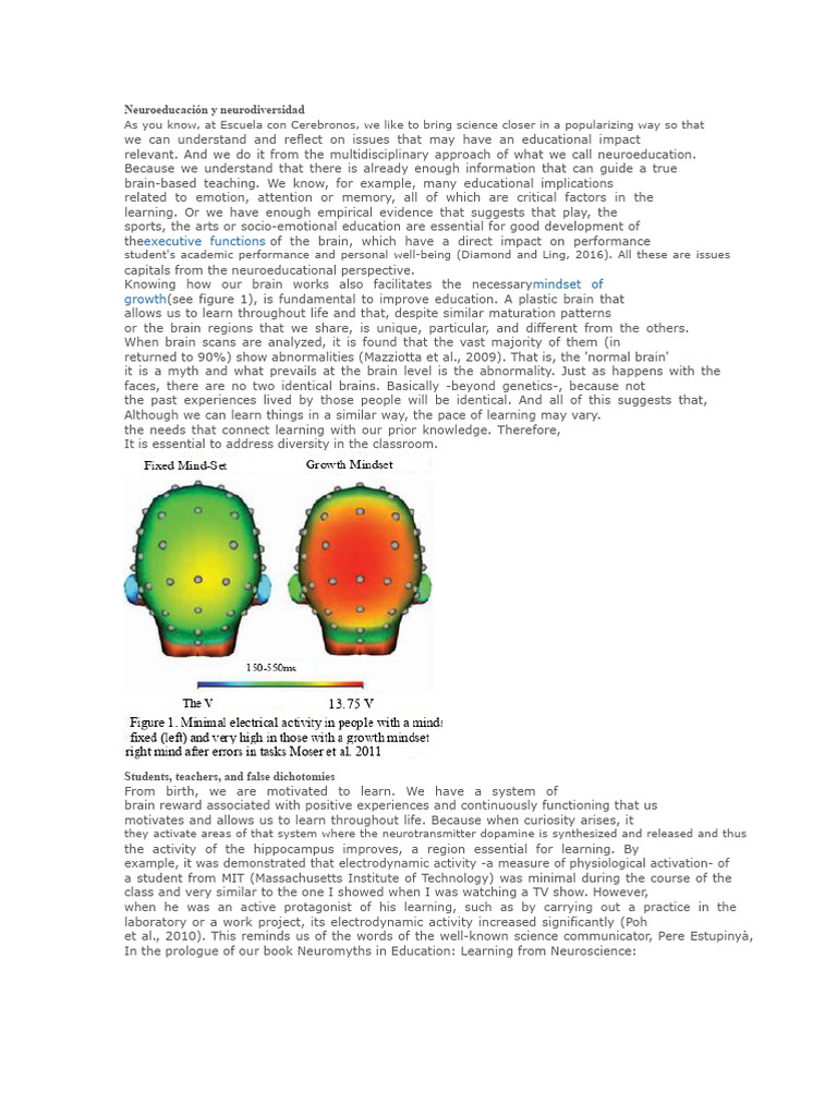 Neuroeducation and Neurodiversity | PDF | Learning | Methodology