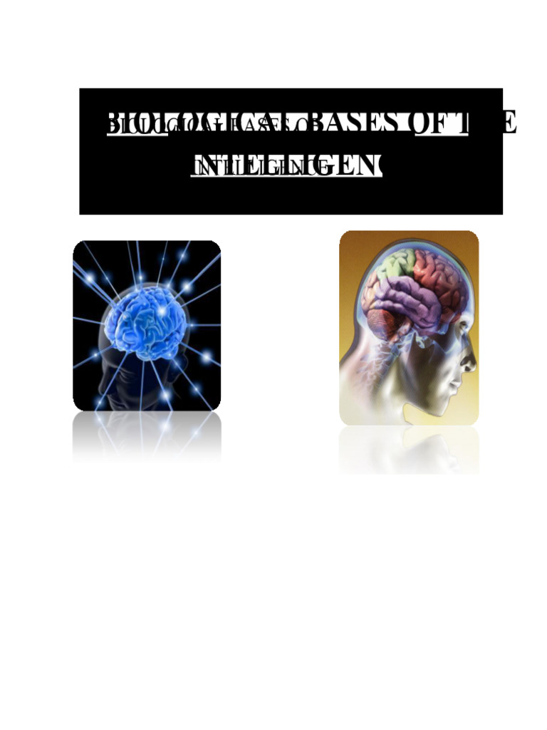 Biological Bases of Intelligence | PDF | Cerebral Cortex | Brain