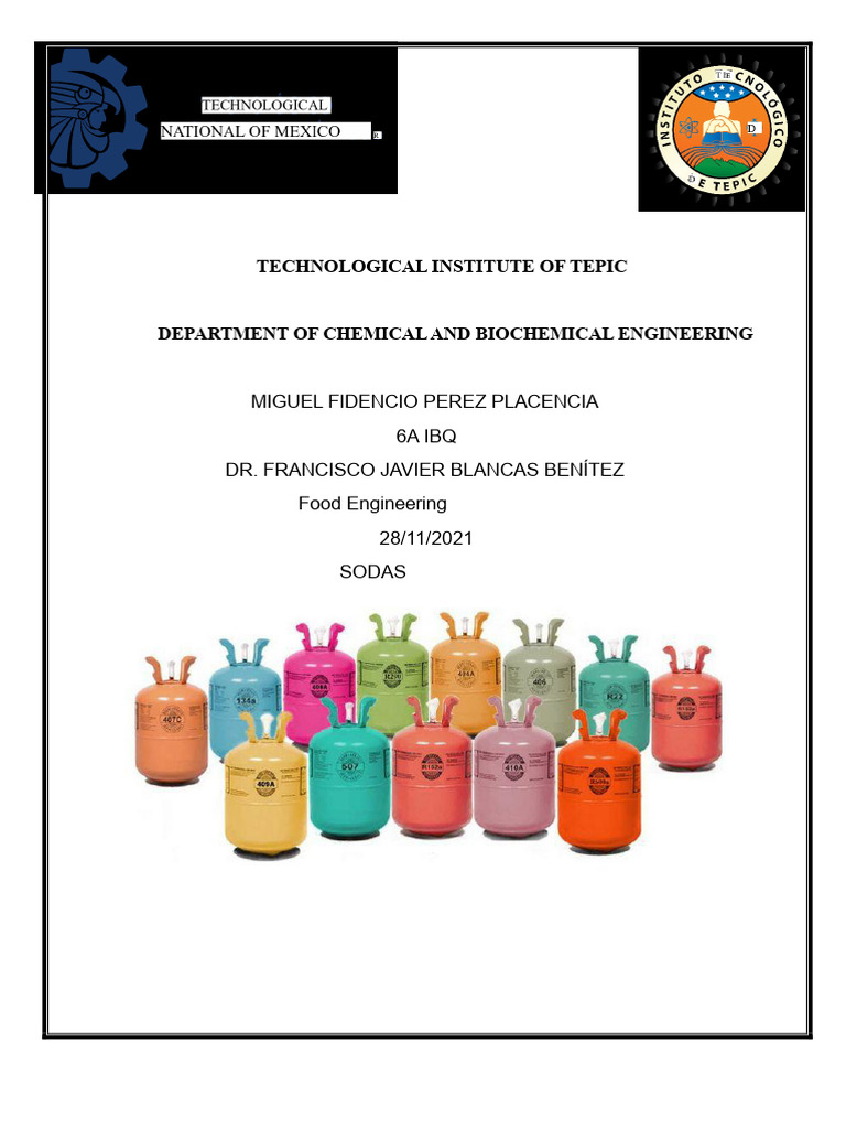 Refrigerant Table | PDF | Chemistry | Chemical Process Engineering