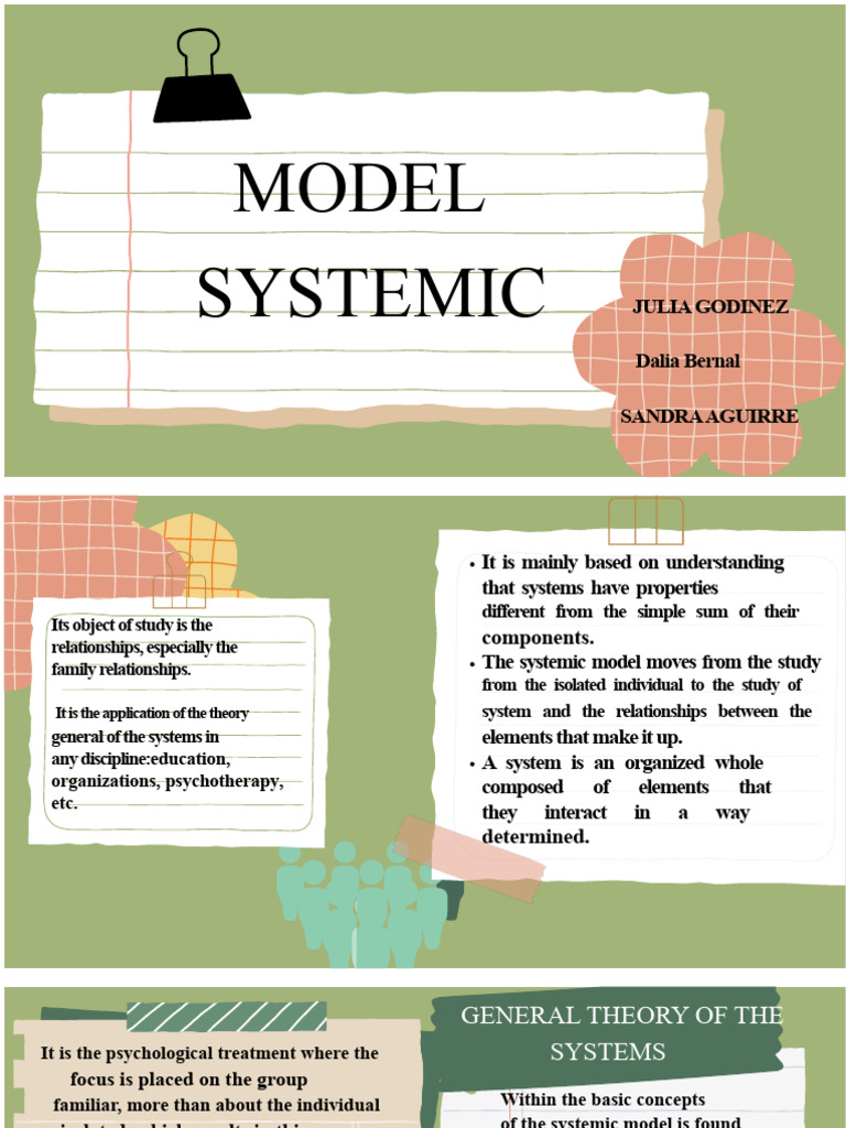 FINAL SYSTEMIC MODEL | PDF | System | Psychotherapy
