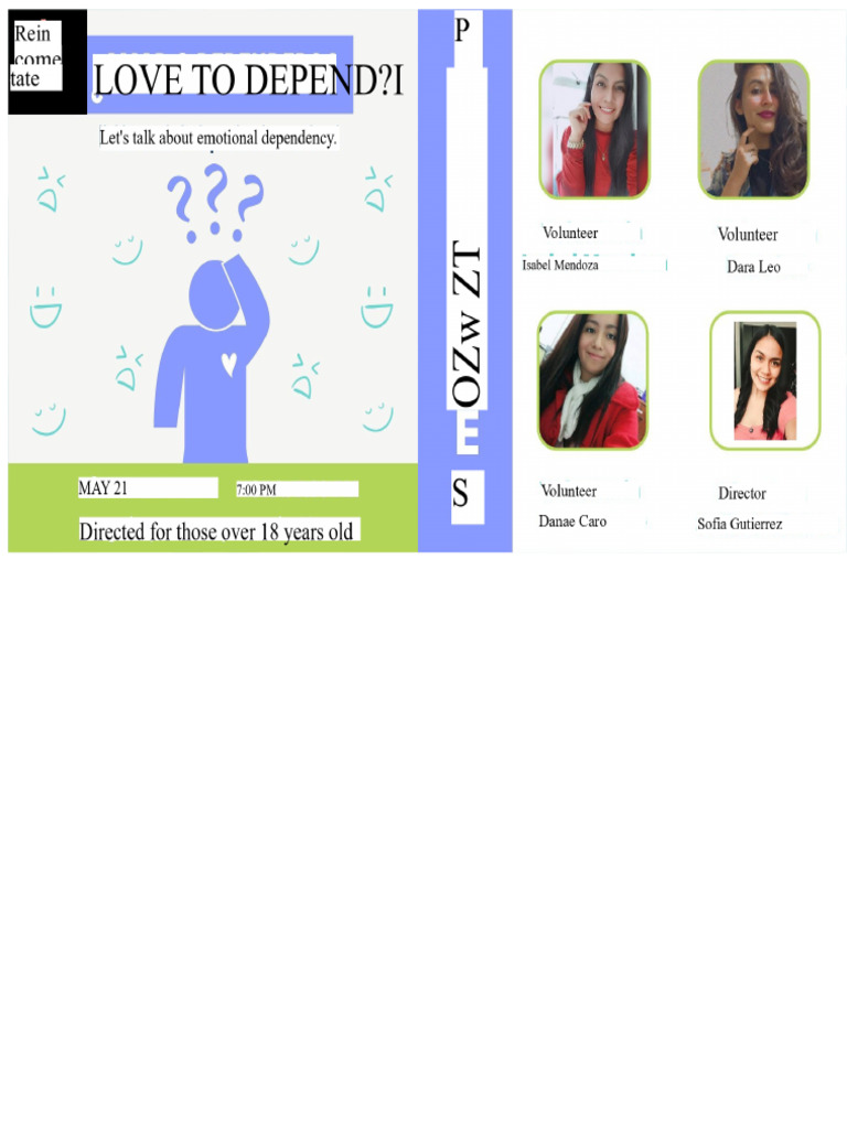 First Session "Don't Forget About Yourself" (Self-esteem) Karina | PDF ...