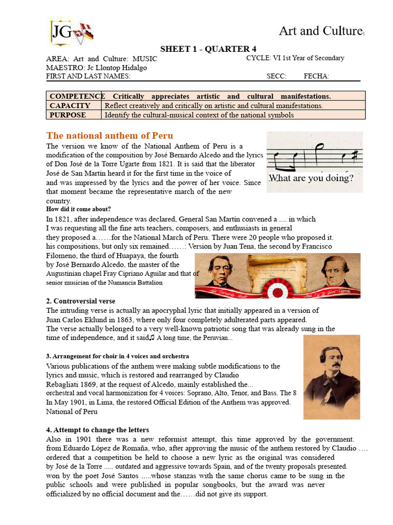 Understanding Peru's National Anthem | PDF | Peru