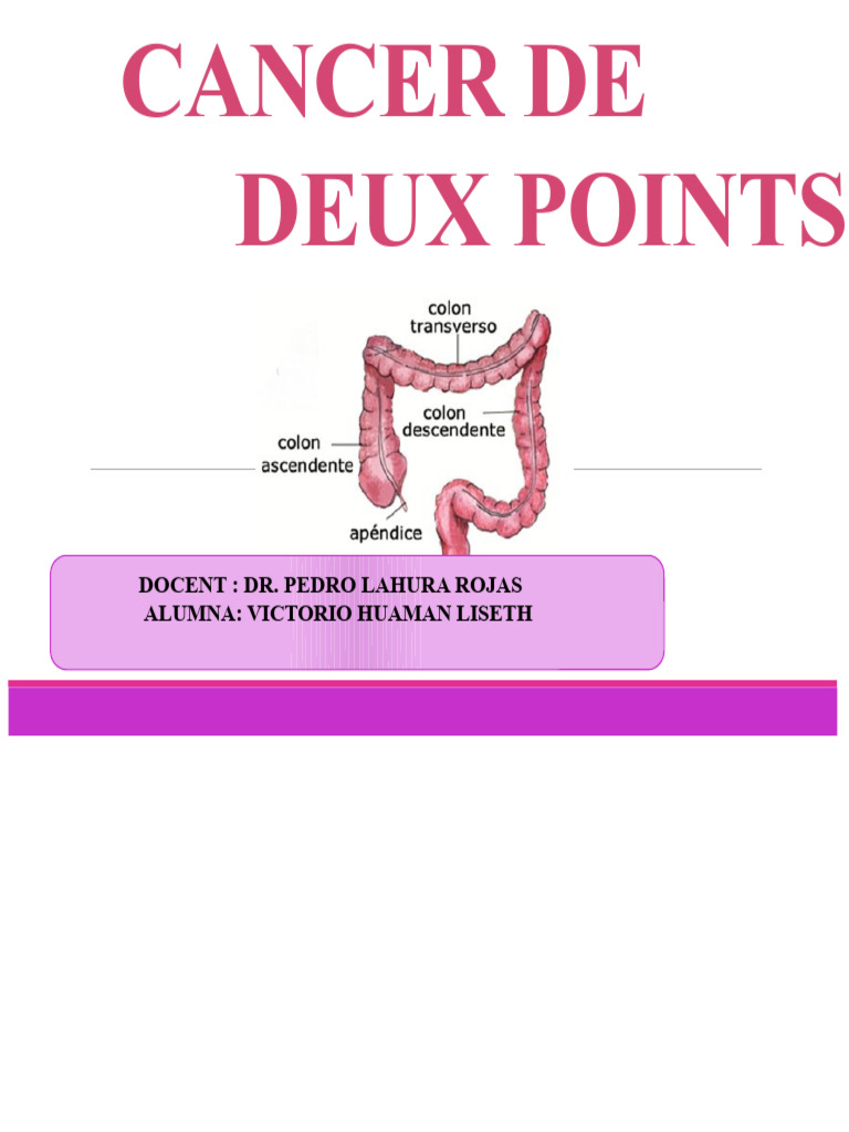 Comprendre le cancer colorectal : causes et traitements | PDF | Cancer ...