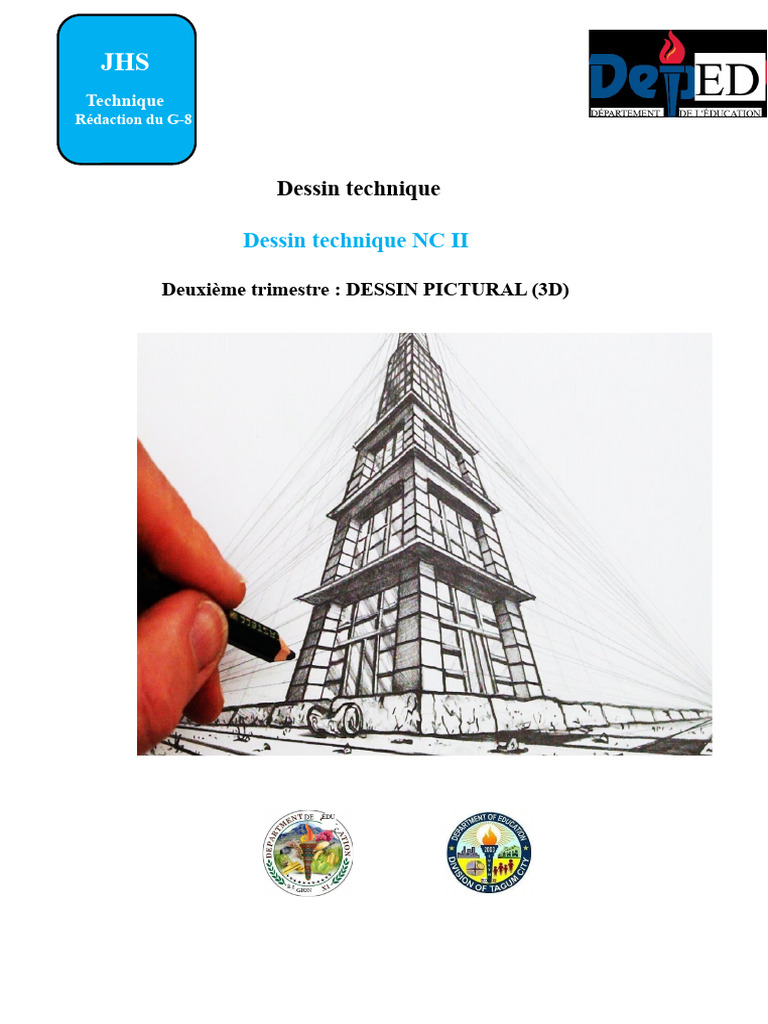 Dessin-Pictorial-Tech.-Dessin-8e Année | PDF | Perspective ...