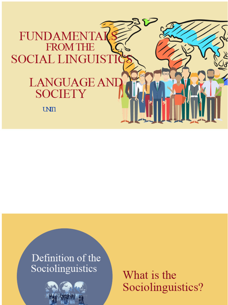 Understanding Sociolinguistics Basics | PDF | Sociolinguistics ...