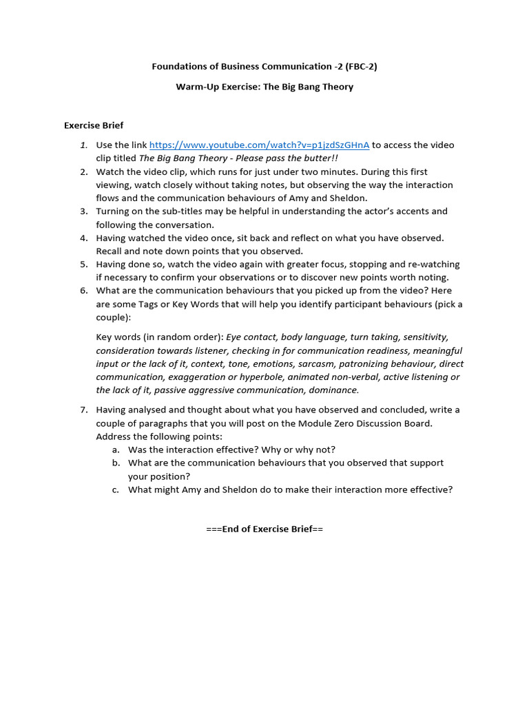 Module Zero Activity GS | PDF