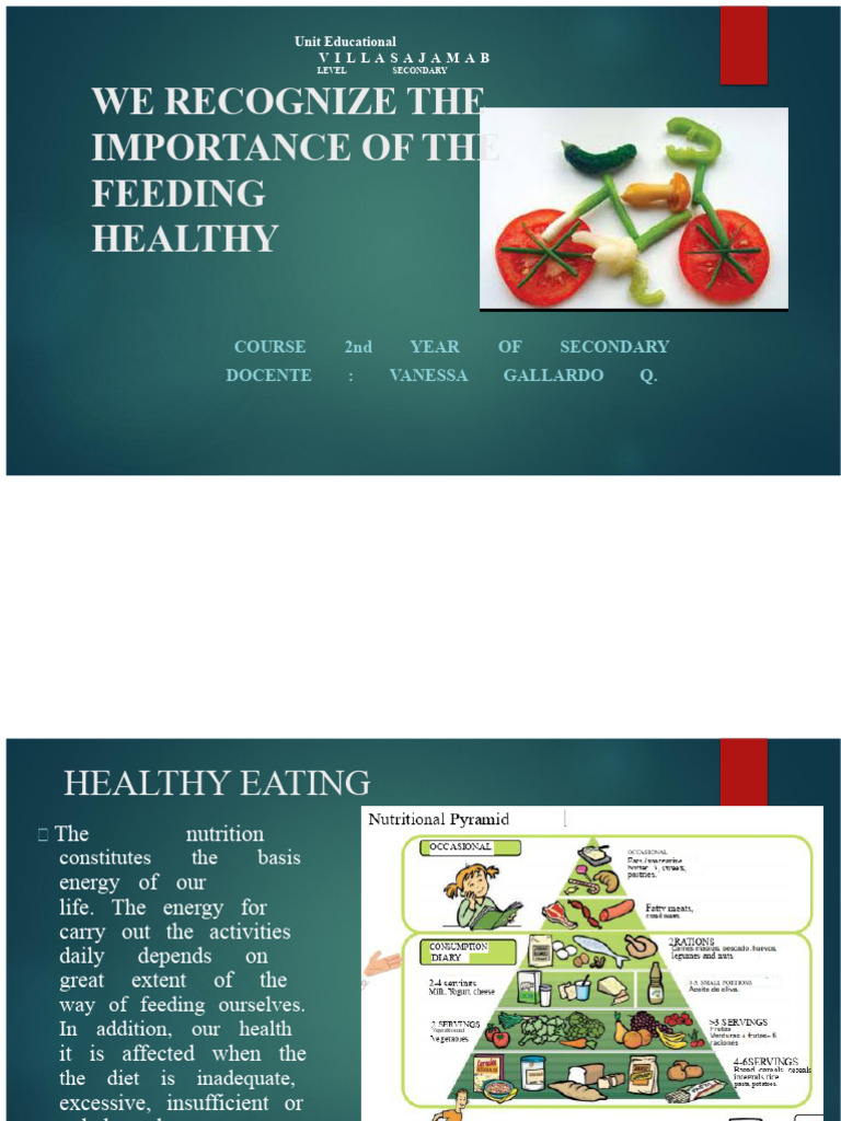 Healthy Foods 2ND Section | PDF | Foods | Lunch