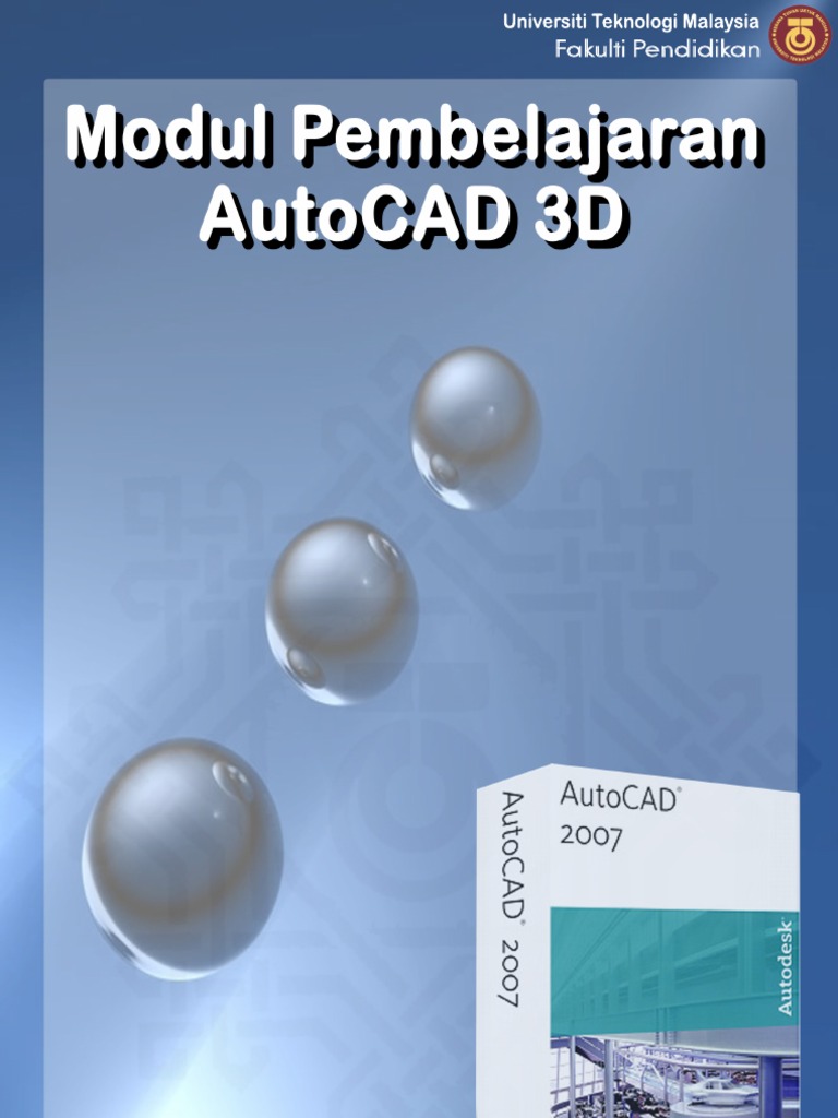 Modul Pembelajaran AutoCAD 3D | PDF
