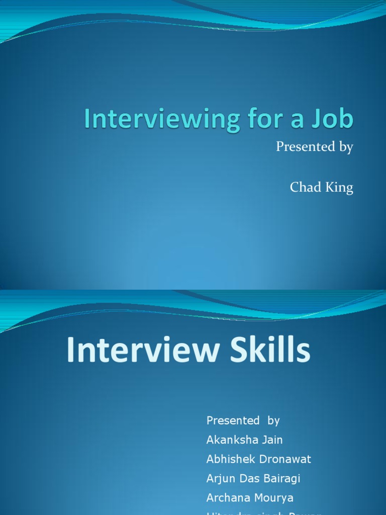 Interview Skills | PDF | Interview | Job Interview