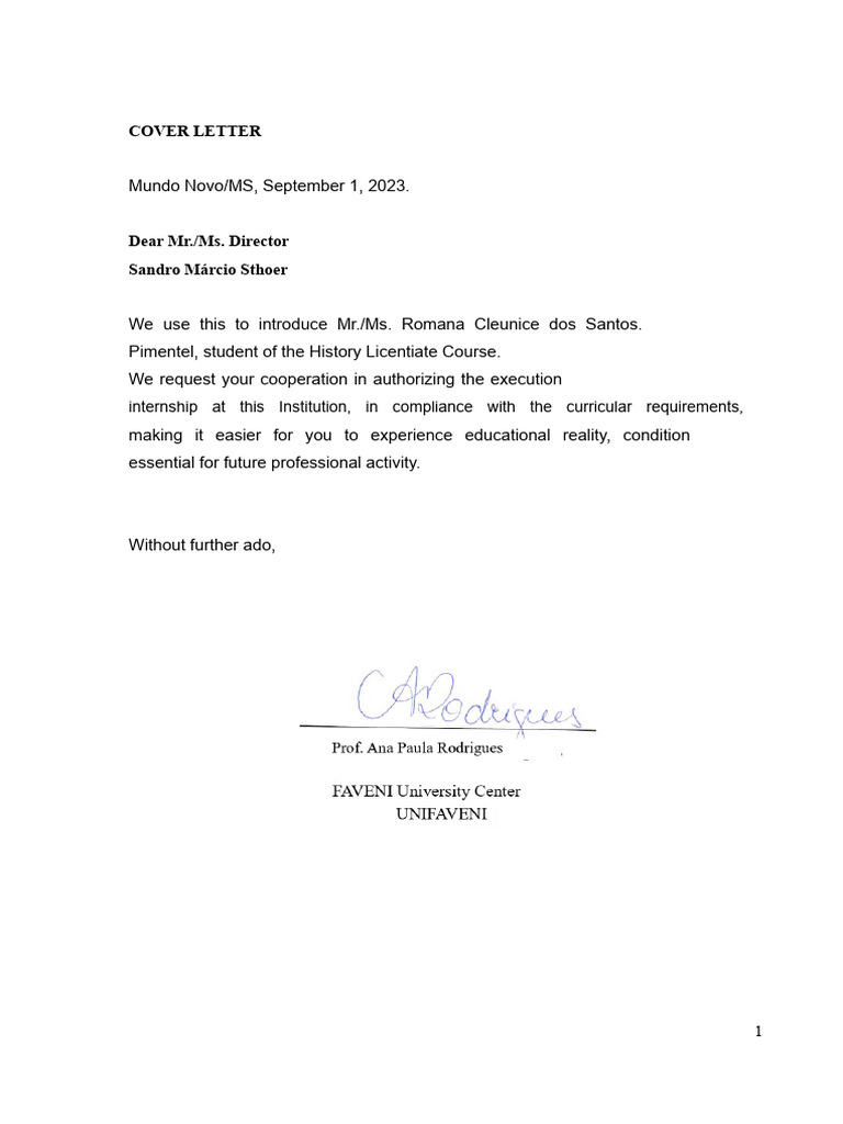 Internship Authorization for History Student | PDF | Pedagogy | Teachers