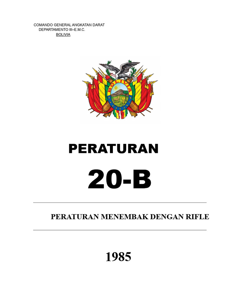 Peraturan Menembak Senapan Angkatan Darat | PDF