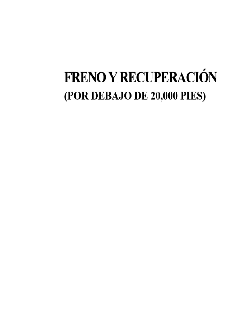 Procedimiento de recuperación de pérdida del A320 (avión limpio) | PDF