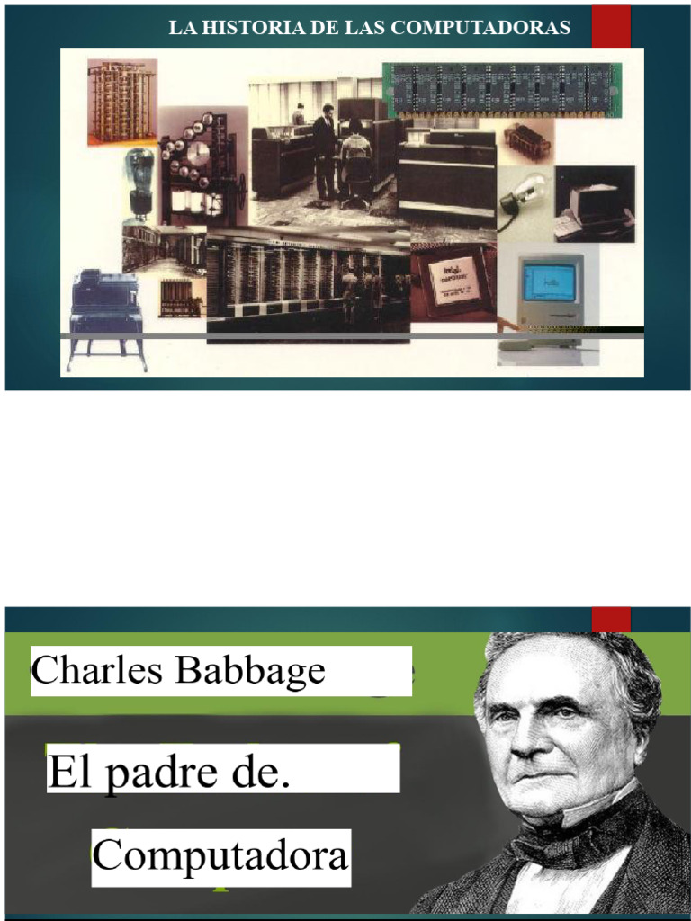 Evolución de las Computadoras: Historia y Generaciones | PDF | Hardware ...