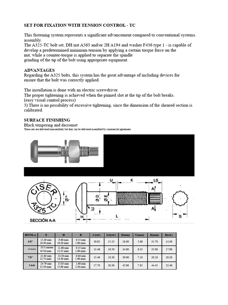 TC Bolts Catalog | PDF | Screw | Nut (Hardware)