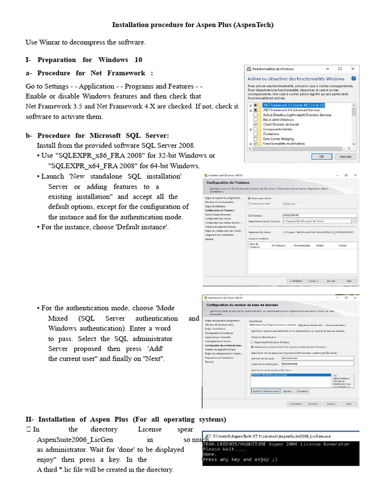 Aspen Plus Installation Guide for Windows | PDF | Microsoft Windows ...