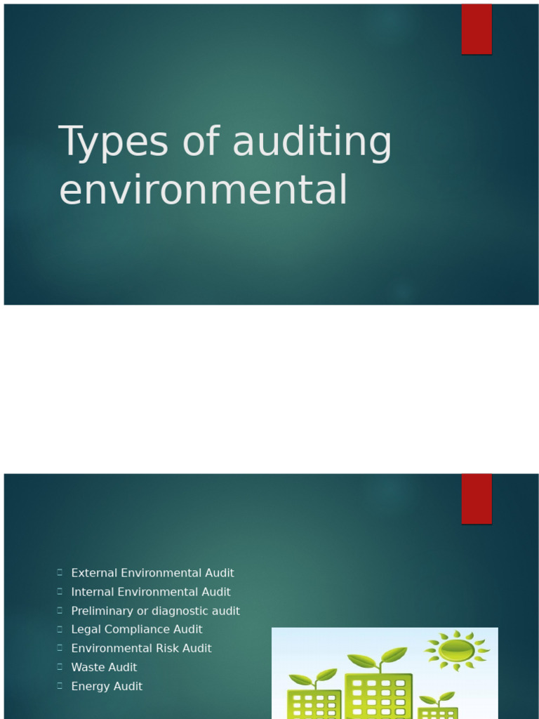 Types of Environmental Audit | PDF