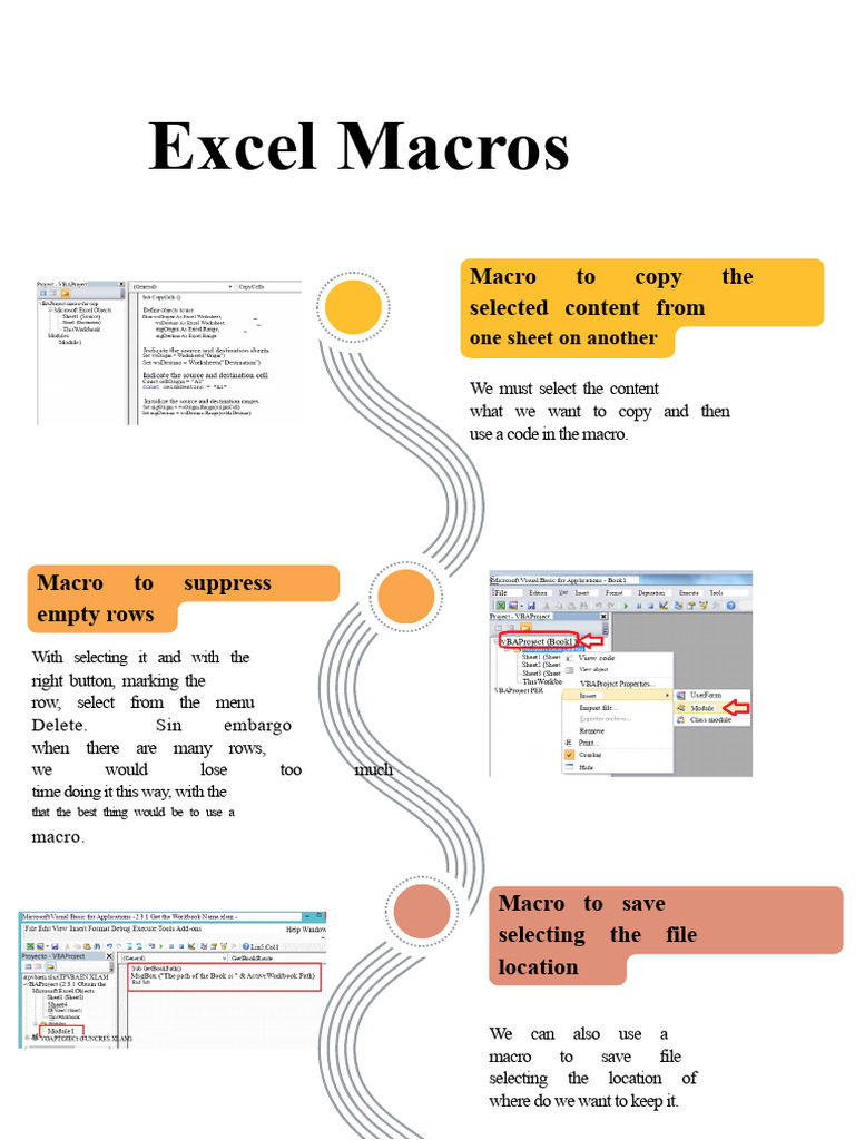 Excel Macros for Efficient Data Management | PDF
