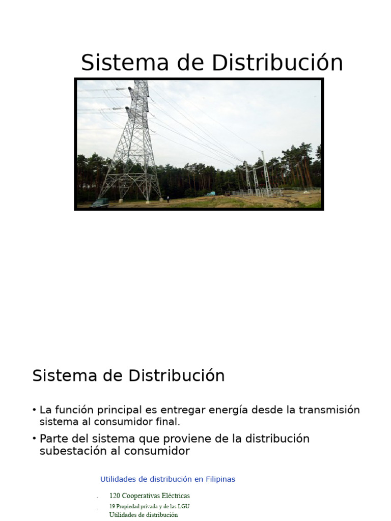 Guía Completa del Sistema de Distribución | PDF | Corriente continua ...