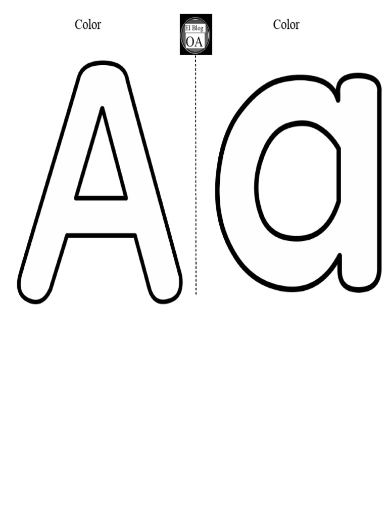 My Interactive Book of the Letter A | PDF