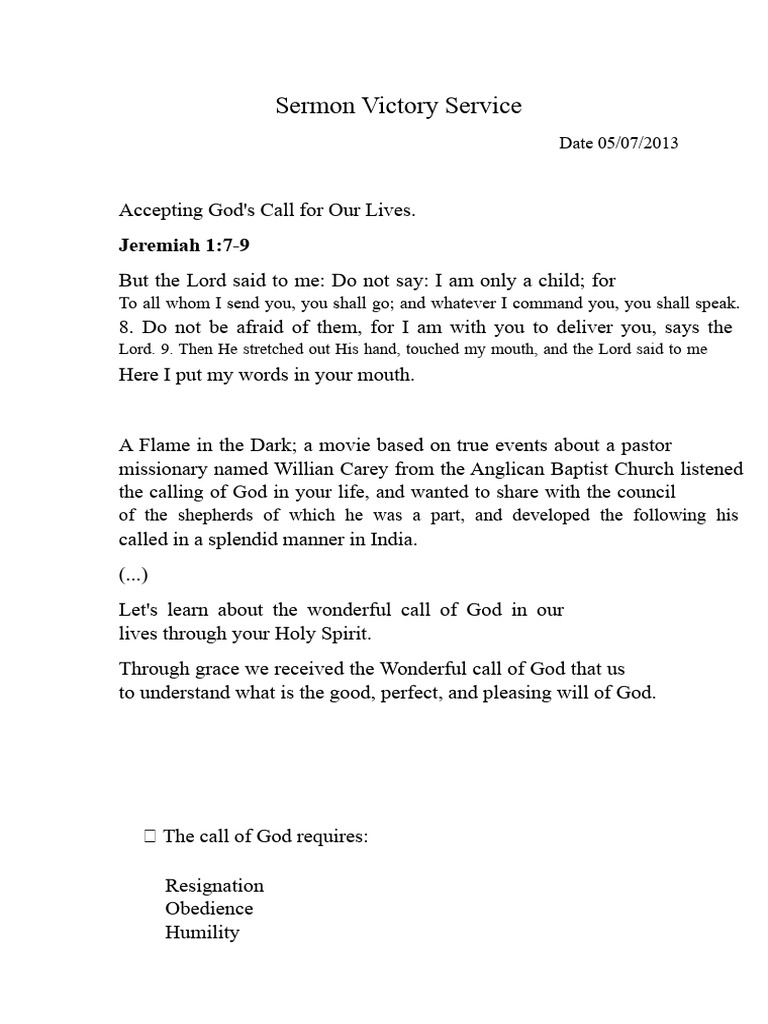 Sermon Worship of Victory | PDF | Jesus | Gospel Of Matthew