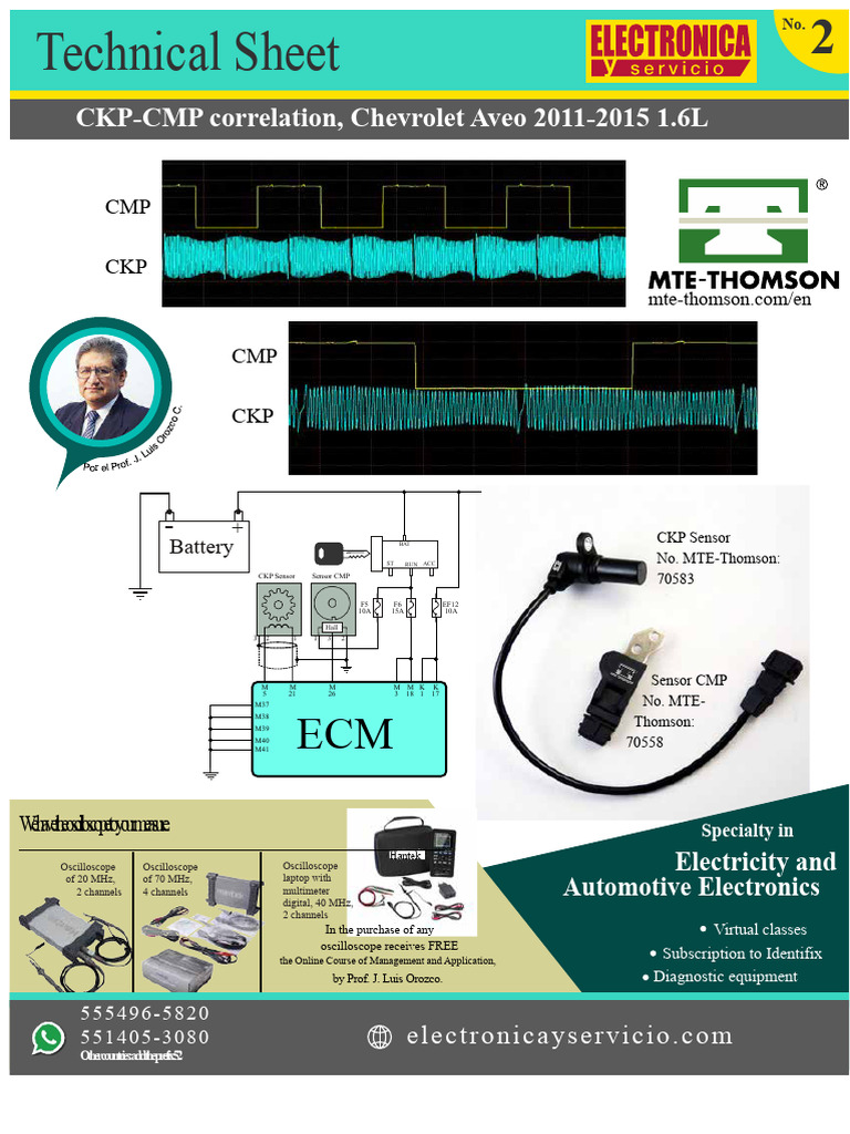 CKP-CMP correlation Chevrolet Aveo 2011-2015 1.6 Liters | PDF ...