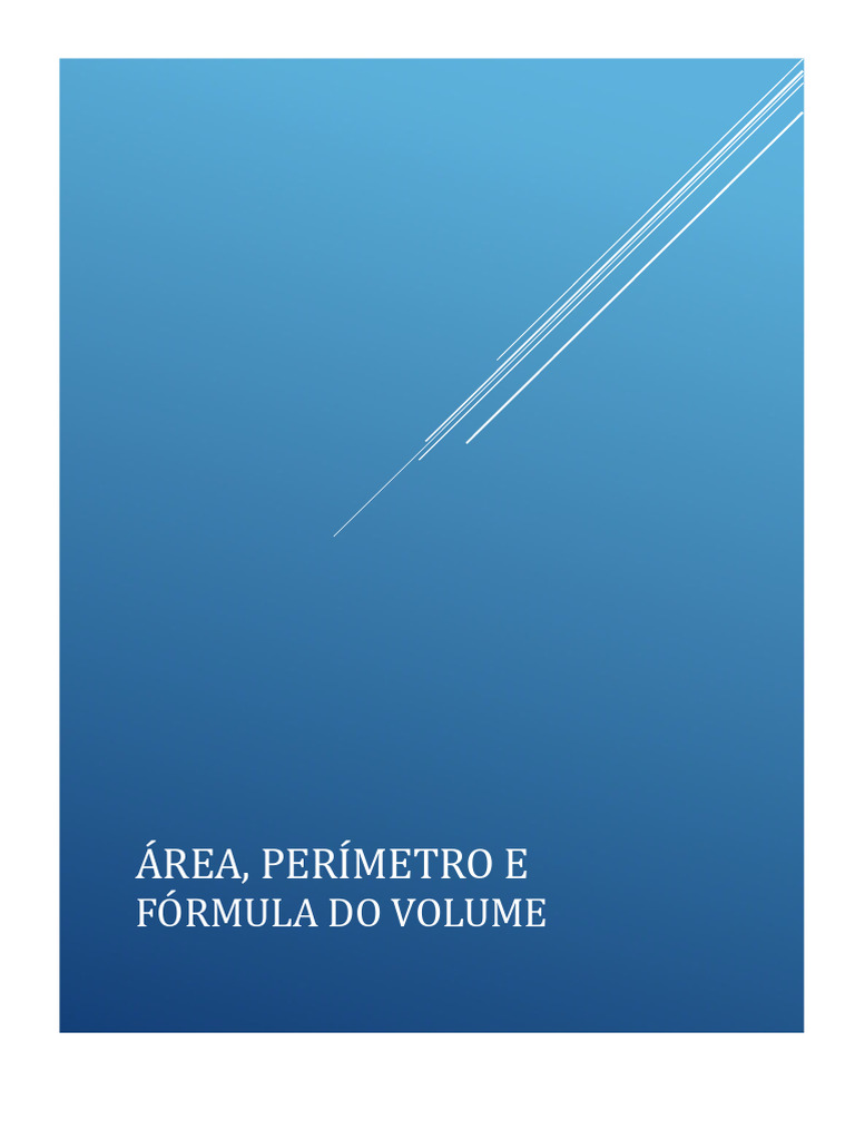 Cálculo de Área e Volume de Figuras | PDF | Triângulo | Esfera