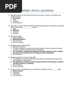 Data Collection MCQs with Answers | PDF | Survey Methodology | Data