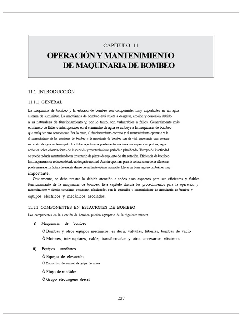 Bomba de émbolo - Mantenimiento | PDF | Bomba | Rodamiento (Mecánico)