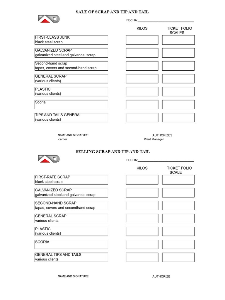Scrap Format | PDF