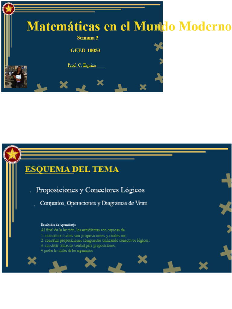 Mmw w3 Ppt2(2do semestre 2021) | PDF | Proposición | Verdad