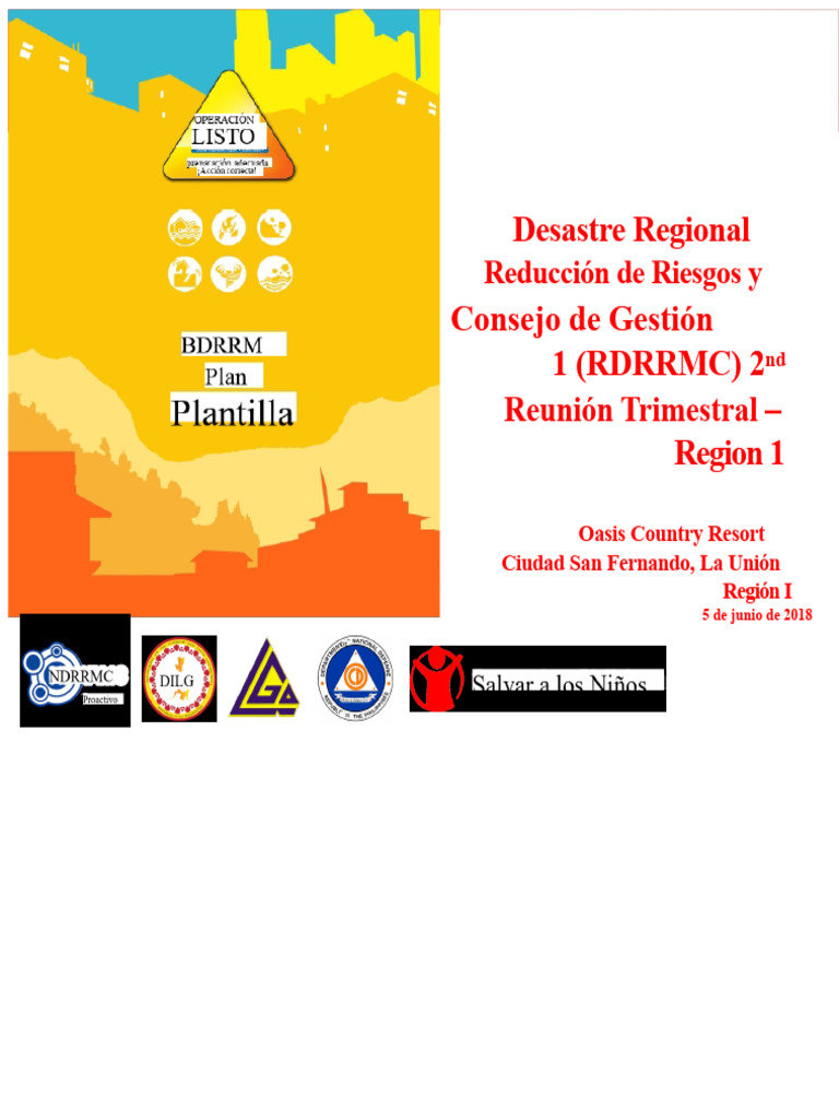 Plan BDRRM Simplificado para Barangays | PDF