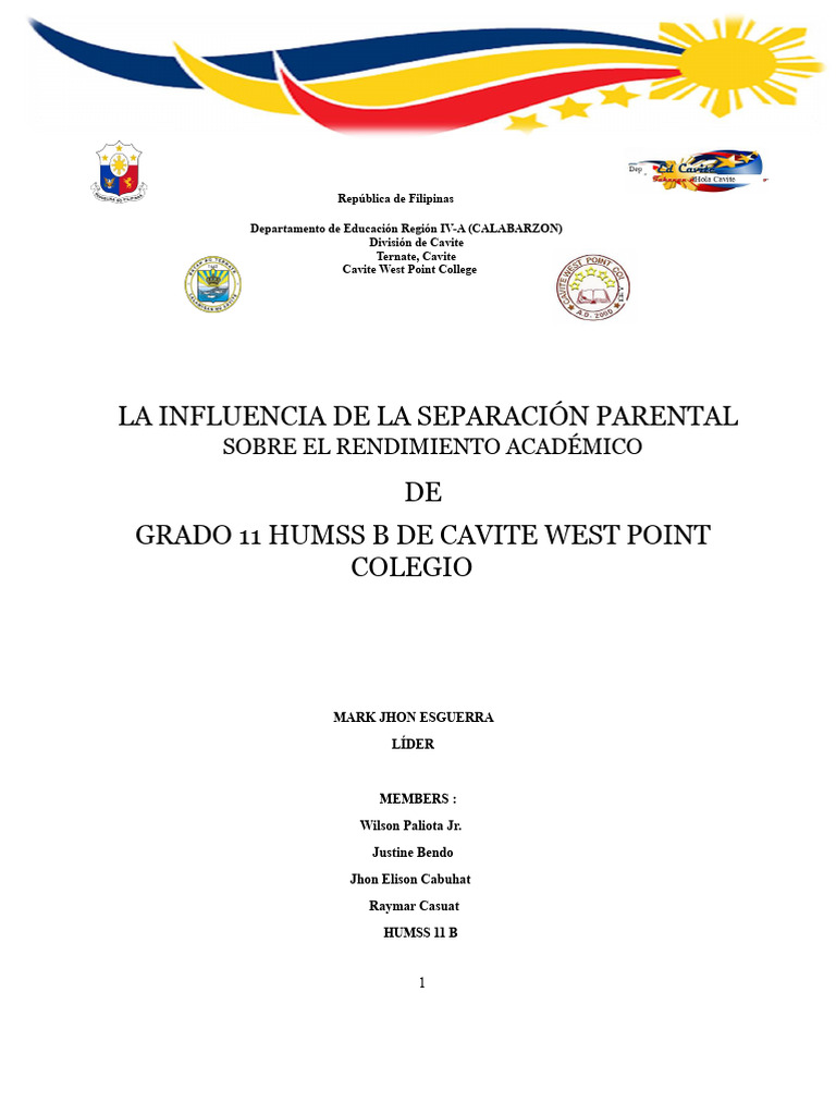 EFECTO_DE_LA_SEPARACIÓN_PARENTAL_EN_ACADEMI.docx | PDF | Método ...