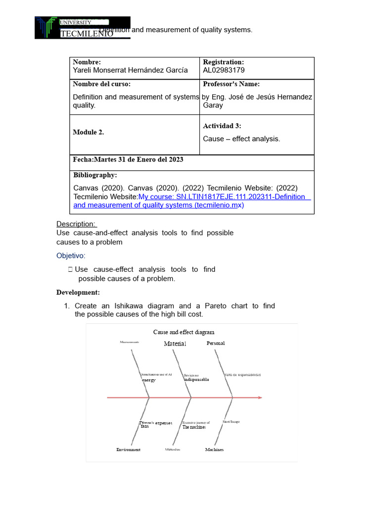 Activity 3.- Definition and measurement of quality systems. | PDF ...
