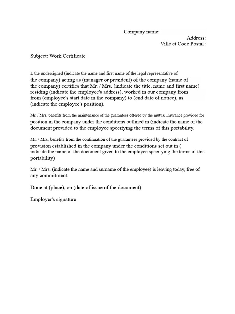 Certificate of Employment-1 | PDF