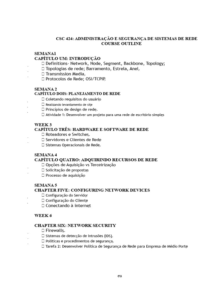 Administração e Segurança de Sistemas de Rede (3) (2) | PDF | Rede de ...