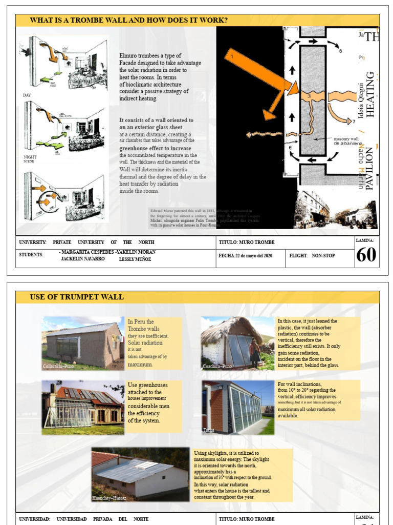 Understanding Trombe Walls and Their Benefits | PDF | Physical ...
