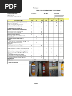 Fire Fighting Equipment Inspection Checklist | PDF