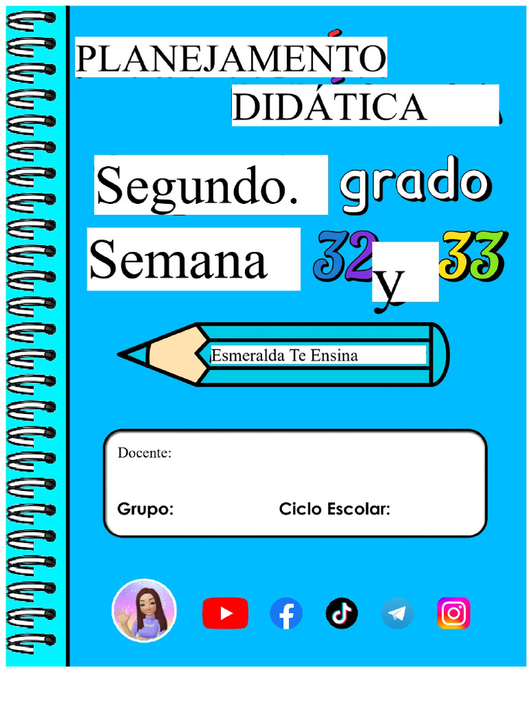 ?⚡2° S32-S33 - PLANEJAMENTO DIDÁTICO ? Esmeralda Te Ensina ?⚡ | PDF ...